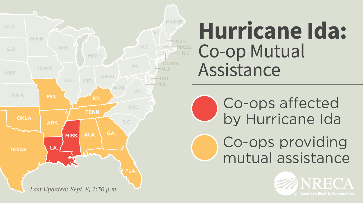 Hurricane Ida: Tracking the Co-op Response - America's Electric ...