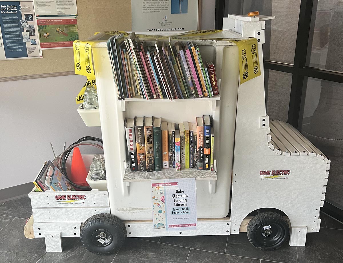 One for the Books: Co-op Lineman Turns Bucket Into Library - America's ...